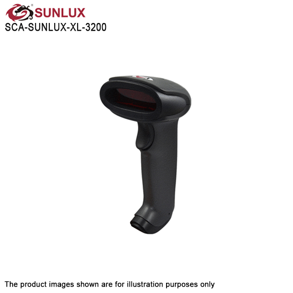 Sunlux XL-3200 2D Barcode Scanner USB Black